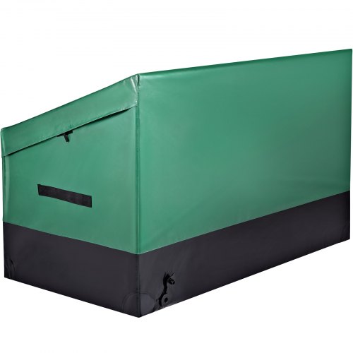 VEVOR 660L Auflagenbox Außenbereich 155x63x75cm Gartenbox aus PE-Plane ...