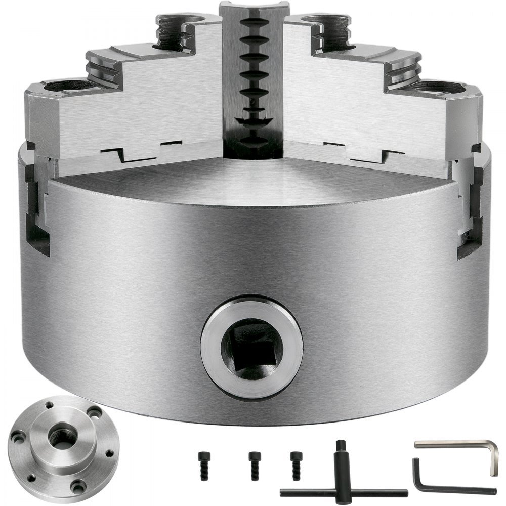 Vevor Drehbankfutter 3 Backen Drehfutter Backenfutter 200mm Metall ...