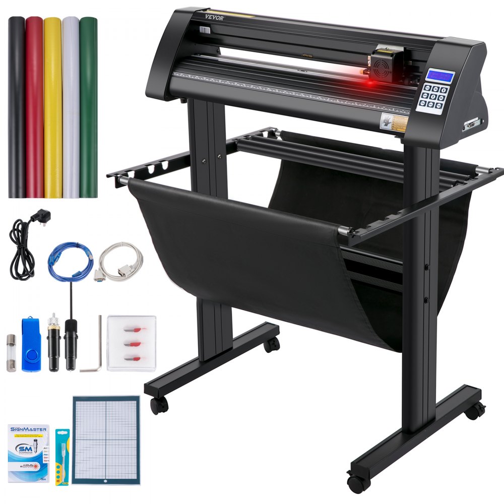 VEVOR Vinyl Schneideplotter 870 mm Folienschneider Leistung 95 W ...