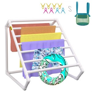 VEVOR Handtuchständer Handtuchhalter mit 8 Handtuchstangen Freistehend ...