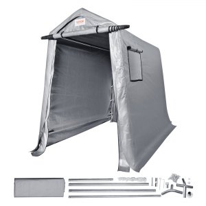 VEVOR Tragbarer Lagerschuppen, Garagenlagerschuppen, 183 x 244 x 213 cm ...