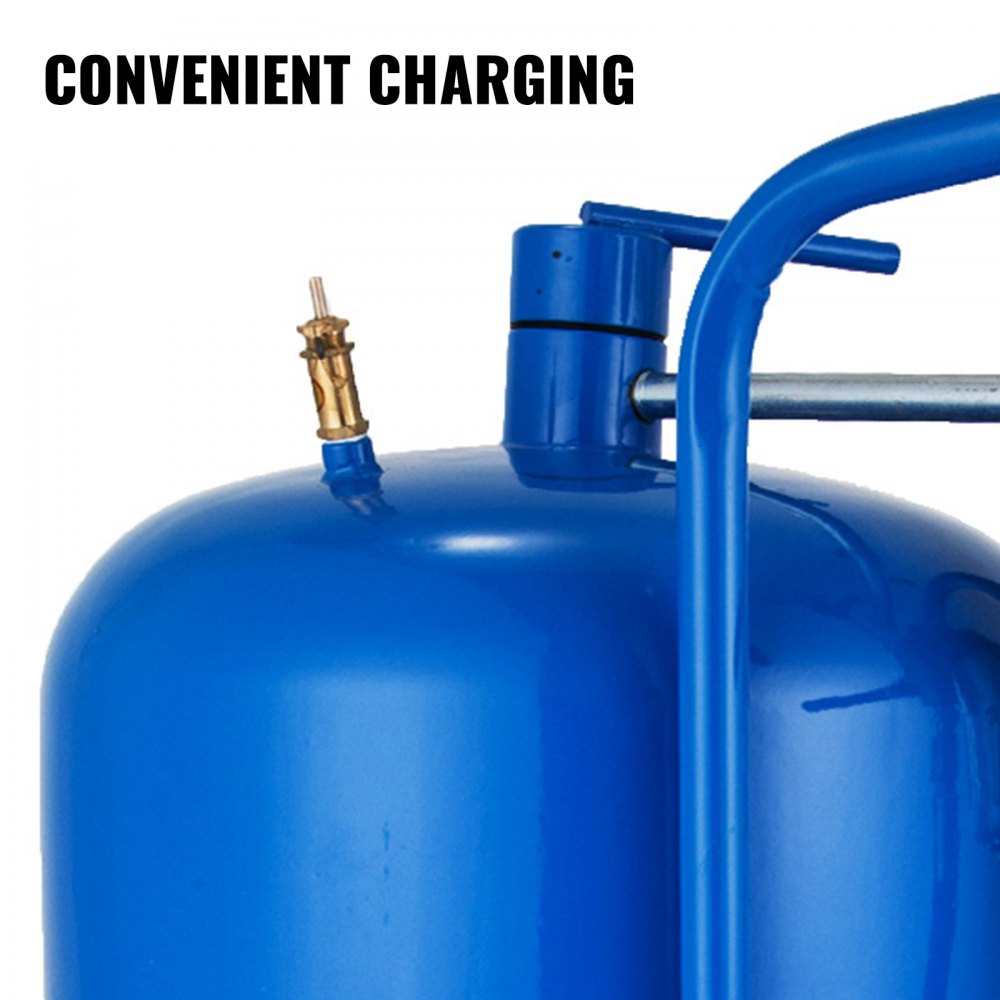 VEVOR Sableuse Pneumatiques en Acier, Machine de Sablage Bleue avec ...