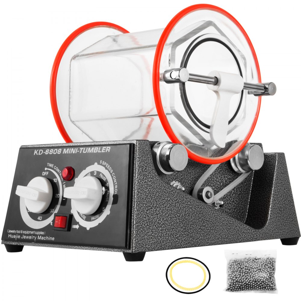 VEVOR Polisseur de Bijoux 45 W Machine de Polissage à Bijoux Rotatif 3 ...