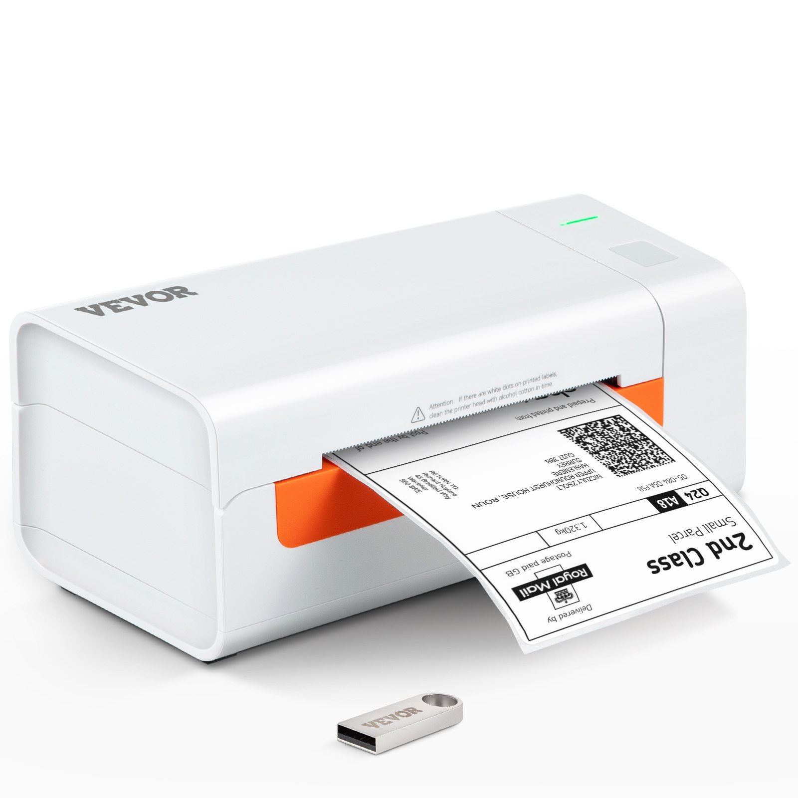 VEVOR Imprimante d'étiquettes Thermique Direct 4x6 Code à Barres USB ...