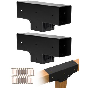VEVOR Kit Staffe per Pergola, Adatto per Travi in Legno 92 x 92 mm in ...