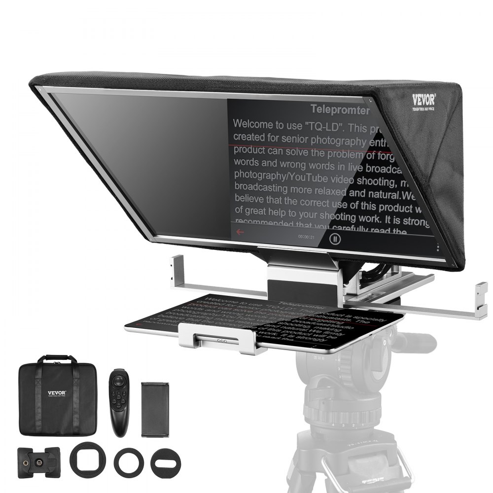 Teleprompter de piso de 16'' con control remoto para transmisión en ...