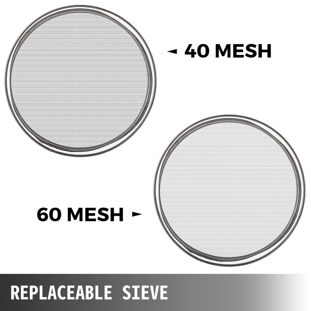 Tamizador automático VEVOR incluido 40 Mesh + 60 Mesh Harina Sifter ...