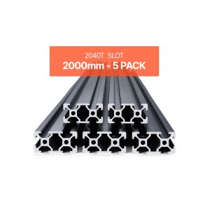 VEVOR 5-delige set 2000 mm T-sleuf 2040 aluminium extrusieprofiel ...