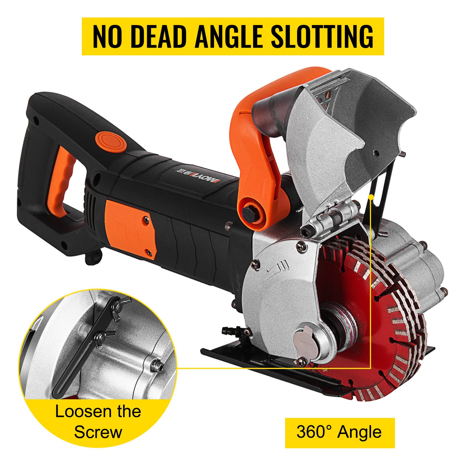 VEVOR Muurfrees Elektrische Muurfrees 4800W Elektrische Sleuffrees 0 ...