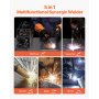 VEVOR Pro MIG-lasser, 200 Amp Pluse MIG-lasser, 5-in-1 Synergy-lasser ...