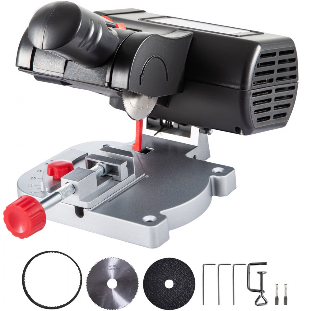 VEVOR mini-verstekzaag 90 W, inclusief 3 x zaagbladen 5 cm & 5,87 cm ...