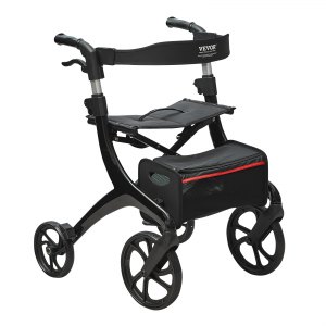 VEVOR Opvouwbare rollator voor senioren Lichtgewicht aluminium rollator ...