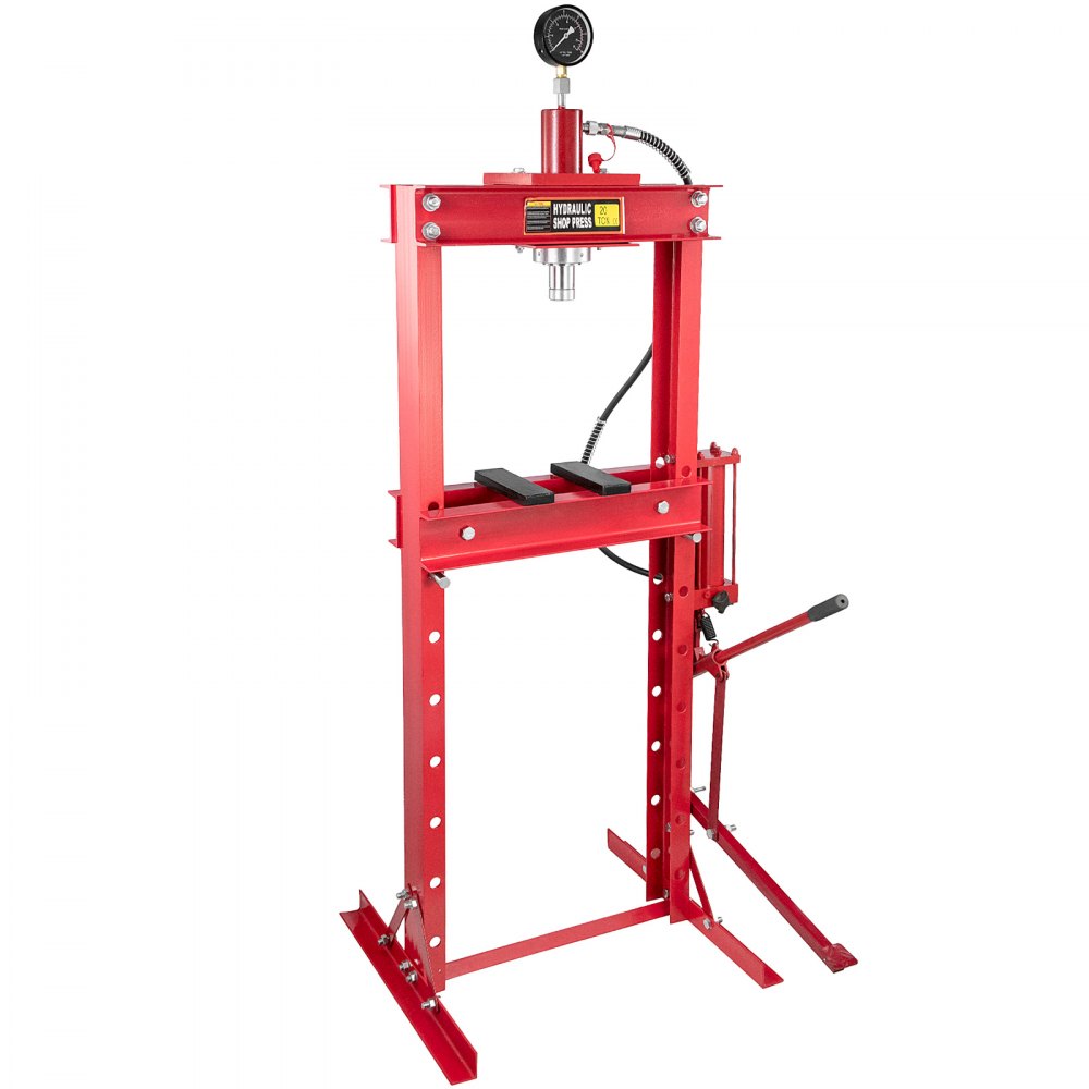 Vevor Hydraulische Pers Hydraulische Werkplaatspers Rood Bench Top ...