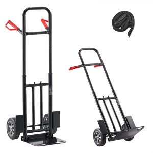 VEVOR Handwagen, 272 kg laadvermogen, transportwagen 480x460x1200mm ...