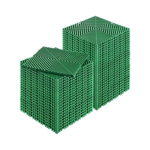 VEVOR Interlocking Drainage Mat, 10” x 10” Modular Interlocking Cushion ...