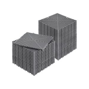 VEVOR Interlocking Drainage Mat, 12” x 12” Modular Interlocking Cushion ...