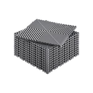 VEVOR Interlocking Drainage Mat, 12” x 12” Modular Interlocking Cushion ...