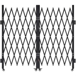 VEVOR Double Folding Security Gate – 125.98 W x 63.19 H