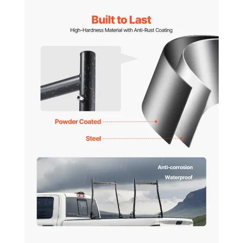 VEVOR Truck Ladder Rack Universal Cargo Rack 800 lbs Capacity for Large ...