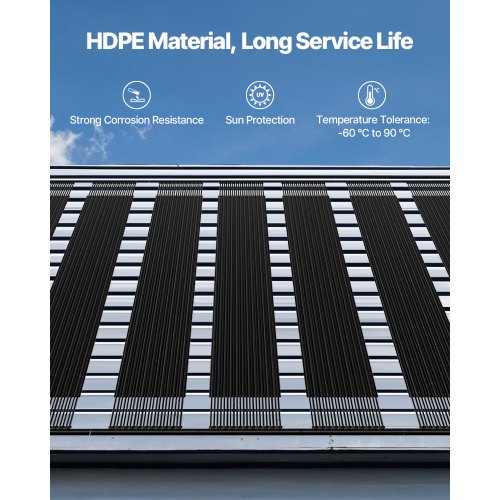 VEVOR Solar Pool Heater 4 x 10 Foot Aboveground & Inground Pool Heating ...