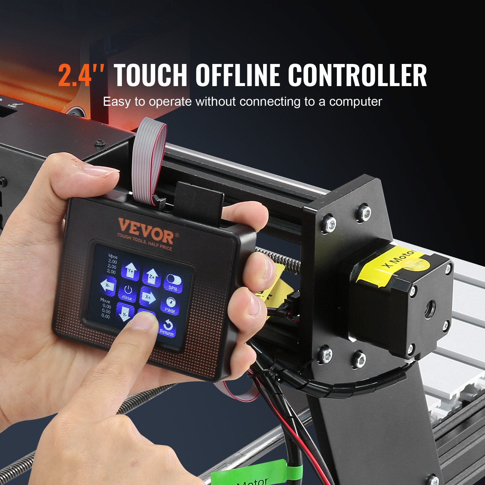 VEVOR CNC Router Machine 120W 3 Axis GRBL Control Wood Engraving Milling Machine | VEVOR EU