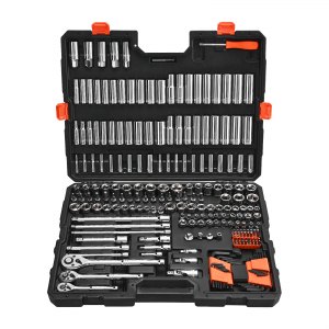VEVOR Socket Set, 225 Pieces, 3/8 & 1/4 & 1/2 inch Drive Socket and ...