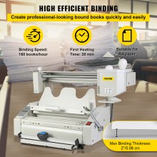 Buy VEVOR Binding Machine for Effortless Document Binding