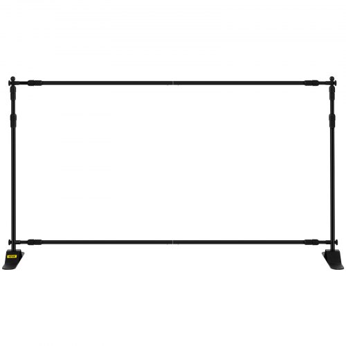 VEVOR 10 x 8 Ft Backdrop Banner Stand Adjustable Height and Width ...