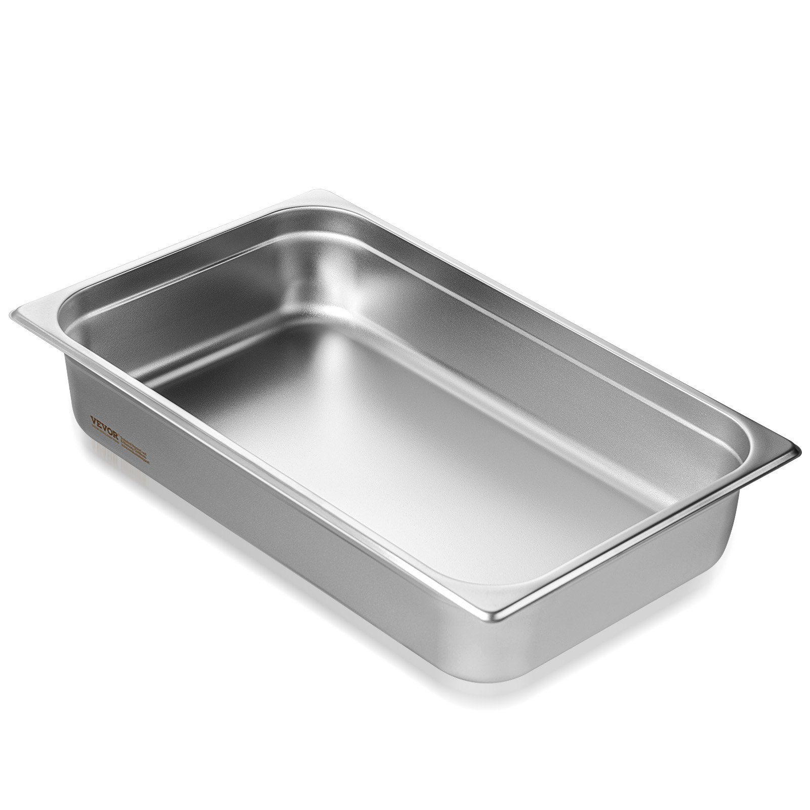 VEVOR Hotel Pan, Full Size Anti-Jam Steam Pan, 0.8mm Thick Stainless ...