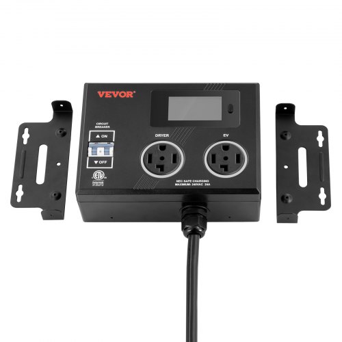 NEMA Splitter for Dryer and EV NEMA 14-30P 2x 14-30R 3.4'' LCD Screen ...