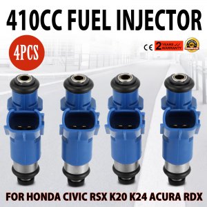 4x OEM Denso Fuel Injectors RDX 410cc 16450-RWC-A01 For Honda Acura ...