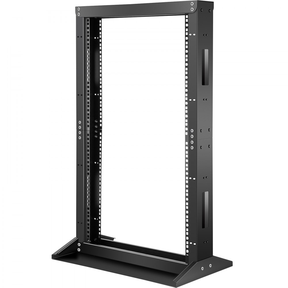 Vevor Open Frame Server Rack Network Server Rack 18u 2 Post 19" Steel ...