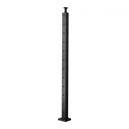 VEVOR Cable Railing Post, 42x1x2 Inch Corner Railing Post, with L ...