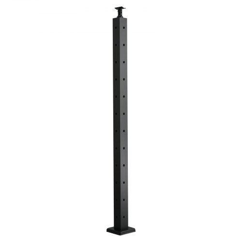 VEVOR Cable Railing Post, 42x2x2 Inch Corner Railing Post, with L ...