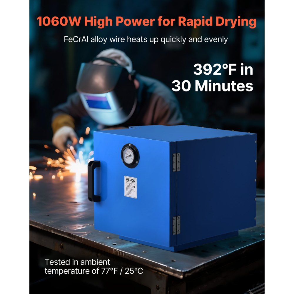 VEVOR Welding Rod Oven, 200LBS Capacity Countertop Electrodes Drying ...