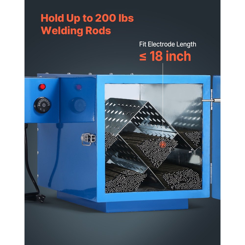 VEVOR Welding Rod Oven, 200LBS Capacity Countertop Electrodes Drying ...