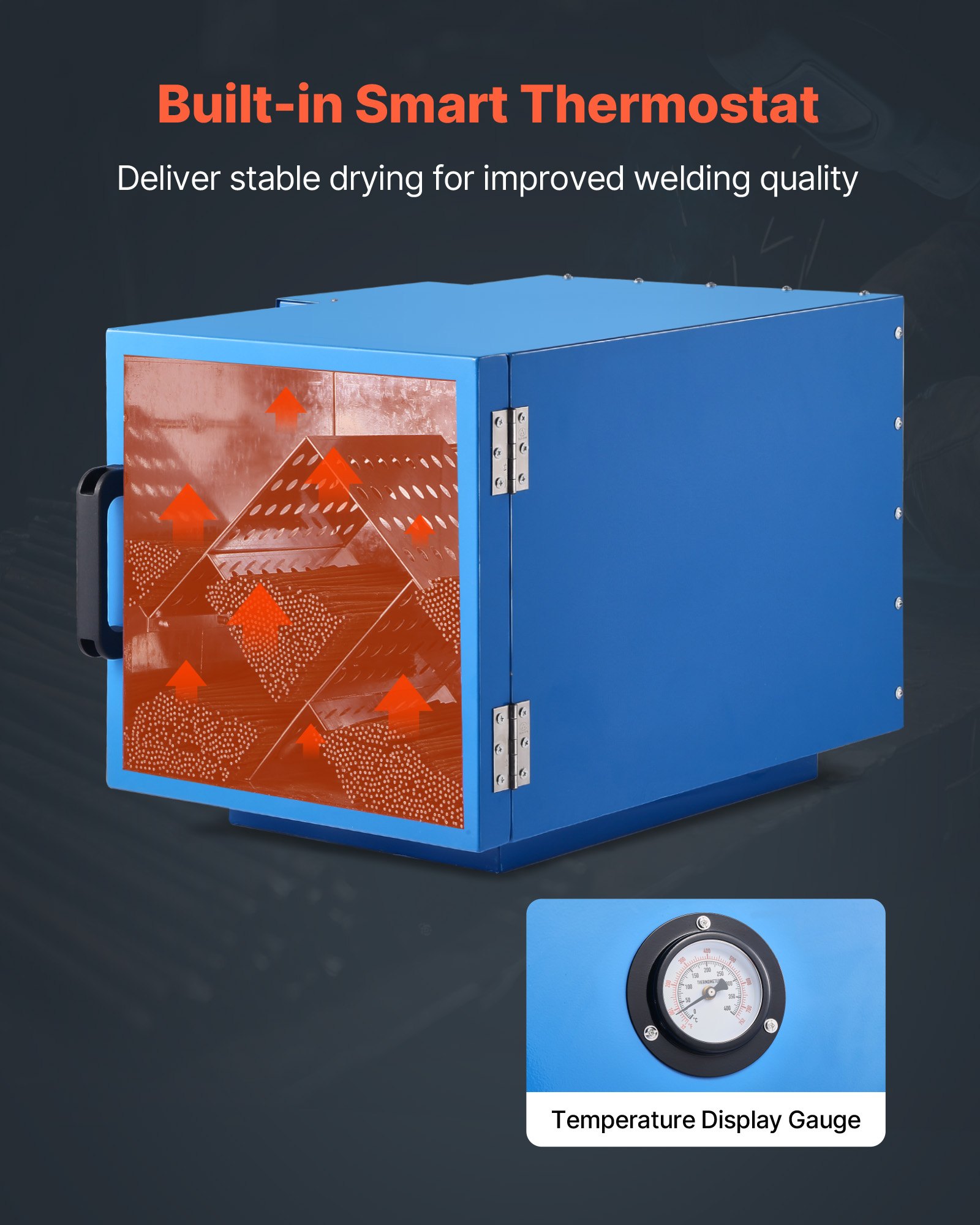 VEVOR Welding Rod Oven, 200LBS Capacity Countertop Electrodes Drying ...