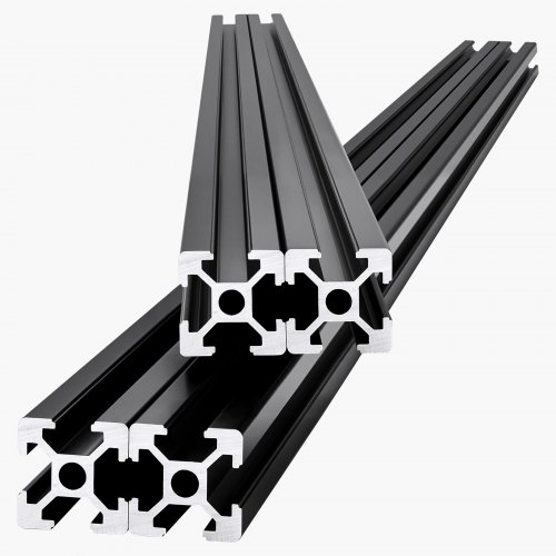 4PCS 47.2 in (1200mm) T Slot 2020 Aluminum Extrusion Anodized Linear ...