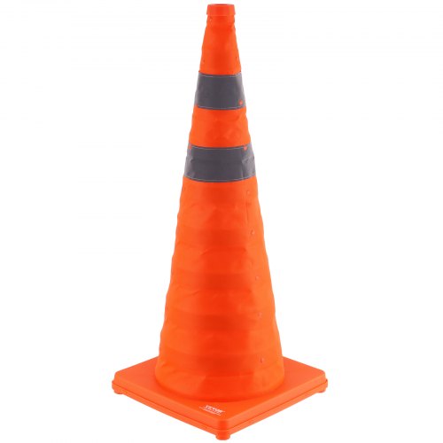 VEVOR Safety Cones, 2 Pack 28 inch Collapsible Traffic Cones ...