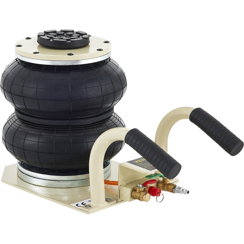 VEVOR Pneumatic Air Jack 2.5 Ton 5500LBS Double Bag Air Jack Lifting ...