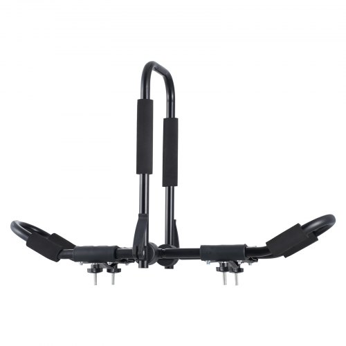VEVOR Kayak Roof Rack 1 Pair J-Bar, Soft Roof Rack, Top Mount Tie Down ...