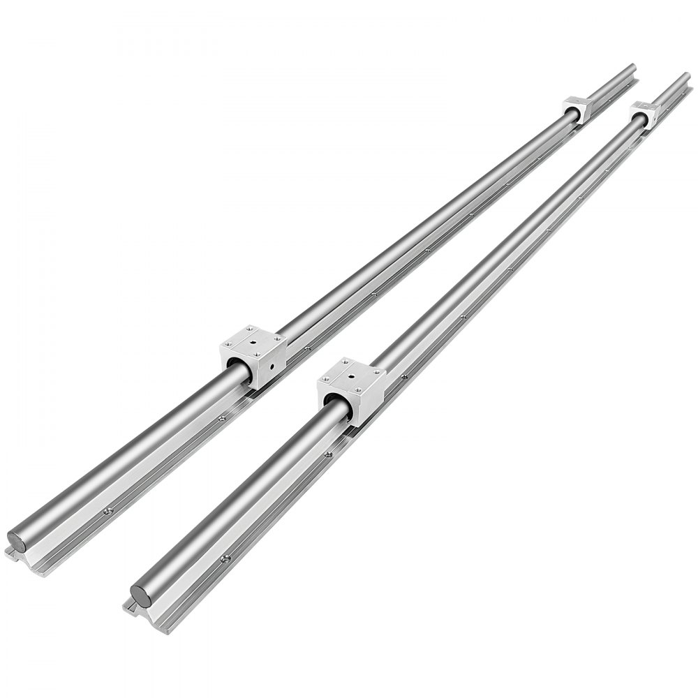 VEVOR Linear Rail SBR20-1800mm 2 Linear Slide Guide with 4 SBR20UU ...
