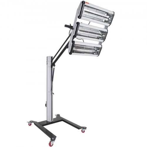 VEVOR 3000W 110V Baking Infrared Paint Curing Lamp Heater Heating Light ...