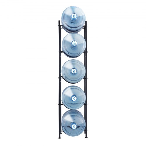 VEVOR 5 Tiers Water Jug Holder Single Row Water Bottle Rack for 5 ...