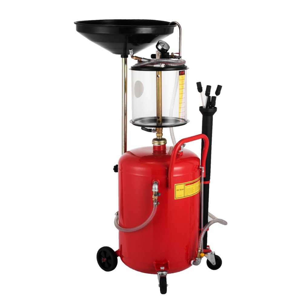 64liter Pneumatic Oil Fluid Extractor Vacuum Air Operated Garage Waste ...