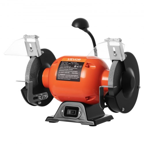 VEVOR Bench Grinder 6-inch Bench Grinder 250W 3450RPM High-Speed Table ...