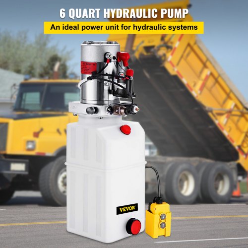 VEVOR Hydraulic Pump Μονάδα ισχύος DC 12V 6L Hydraulic Pump 6 Quart ...