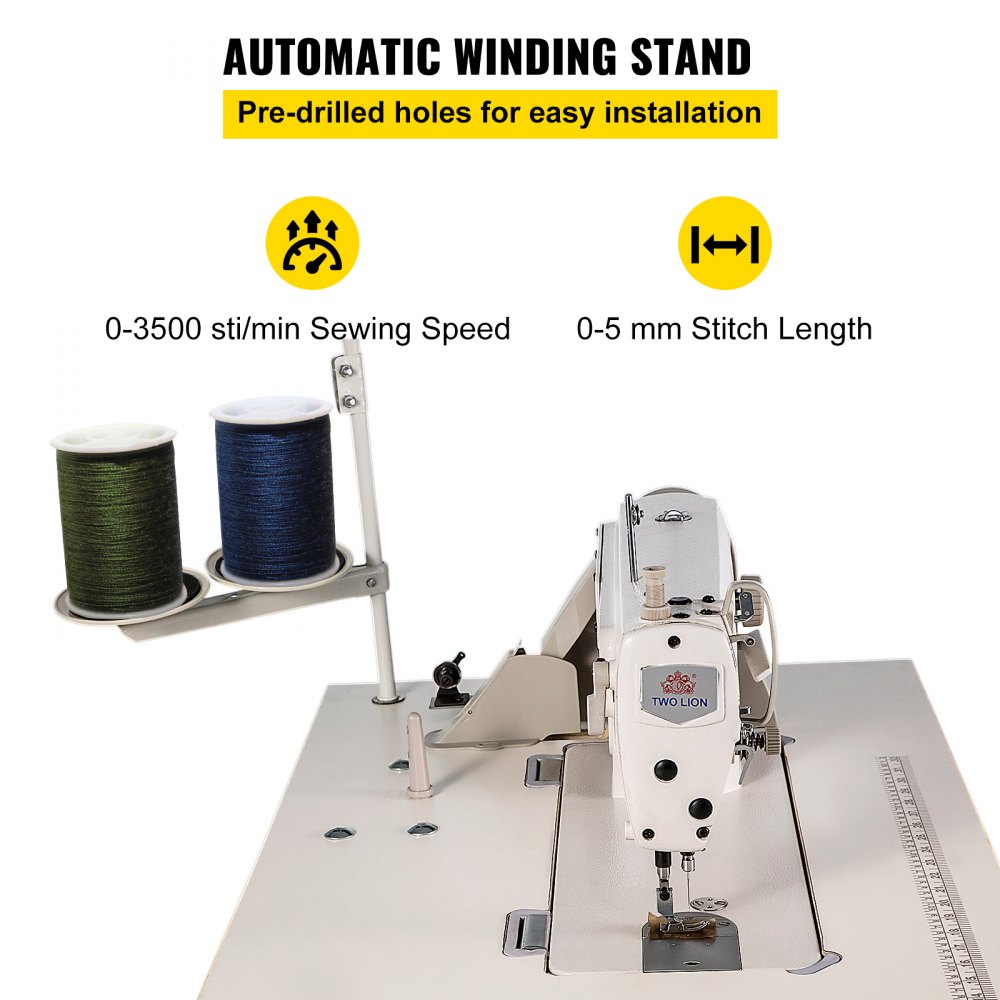 VEVOR Industrial Sewing Machine DDL8700 Lockstitch Sewing Machine with ...