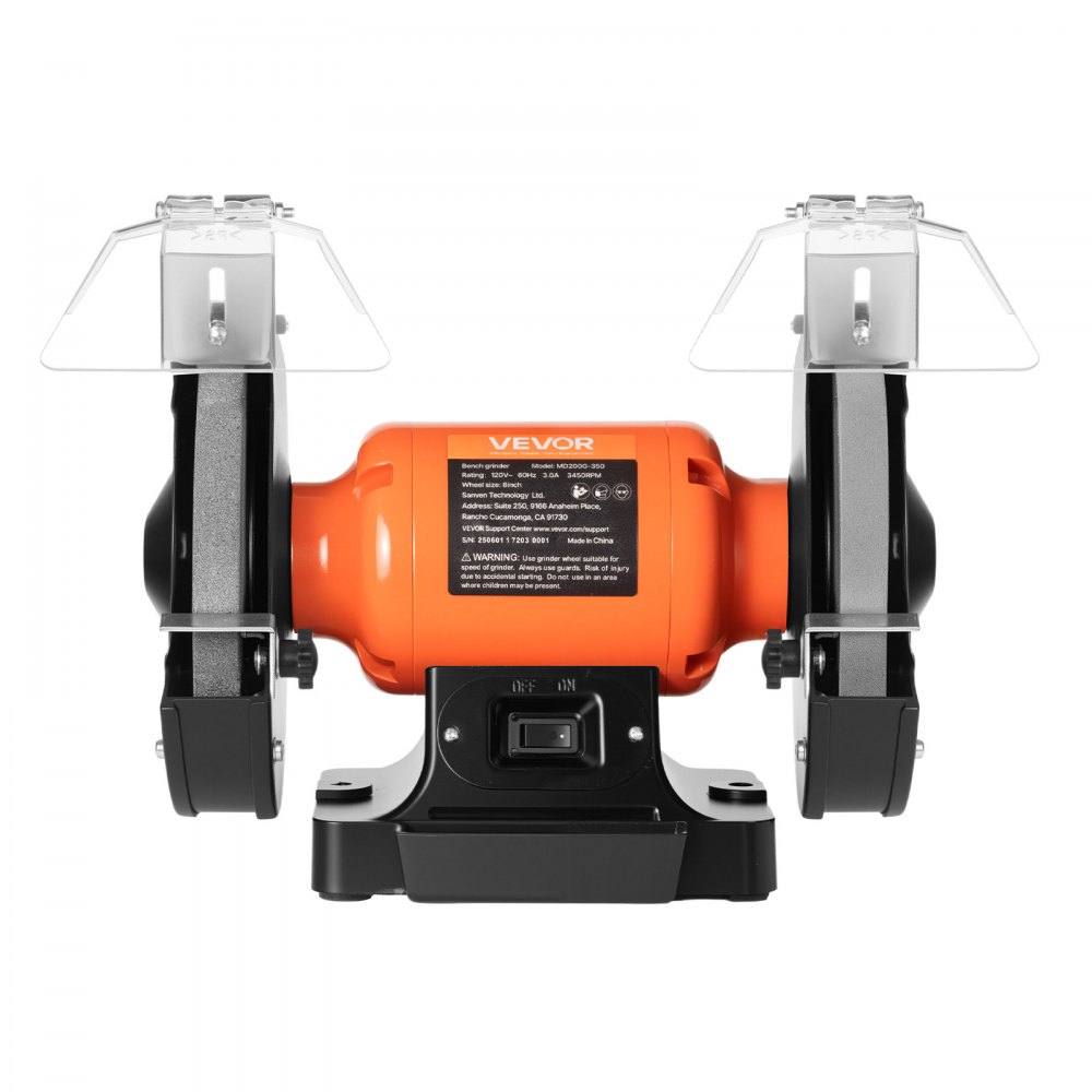VEVOR Bench Grinder, 8-inch Single Speed Bench Grinder, 3450RPM High ...