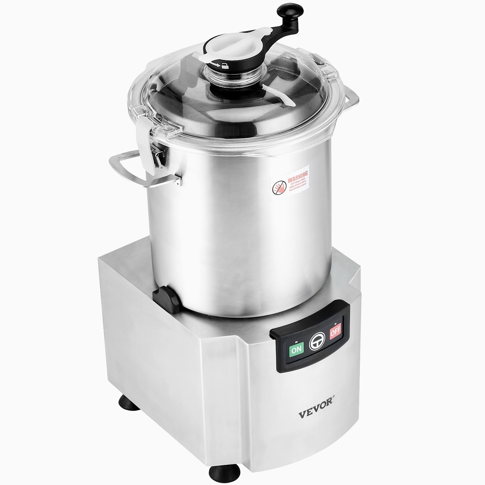 VEVOR Food Processor & Vegetable Chopper, 18L Food-Grade Stainless ...
